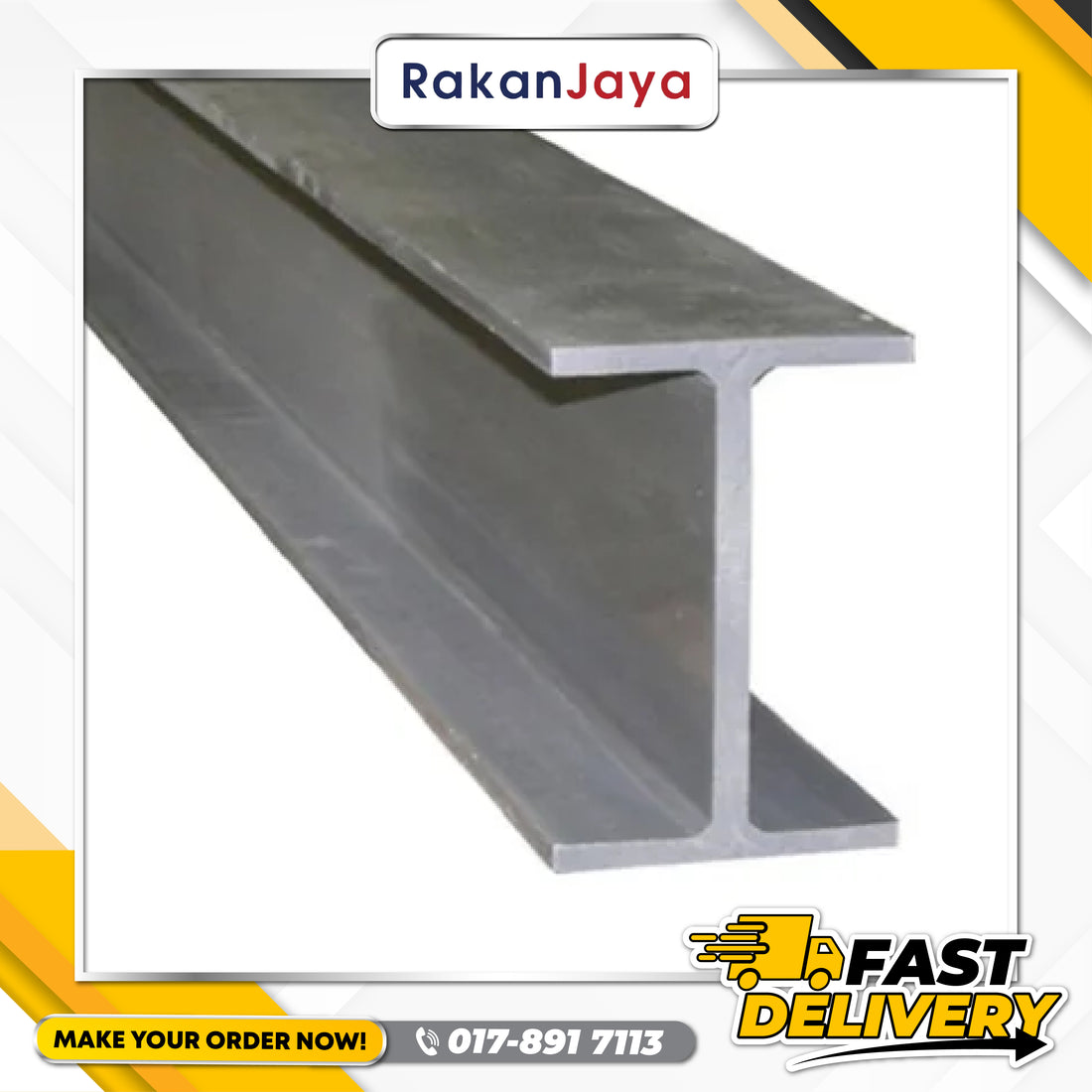 MS (MILD STEEL) BEAM (6 MTR) – Rakan Jaya Hardware