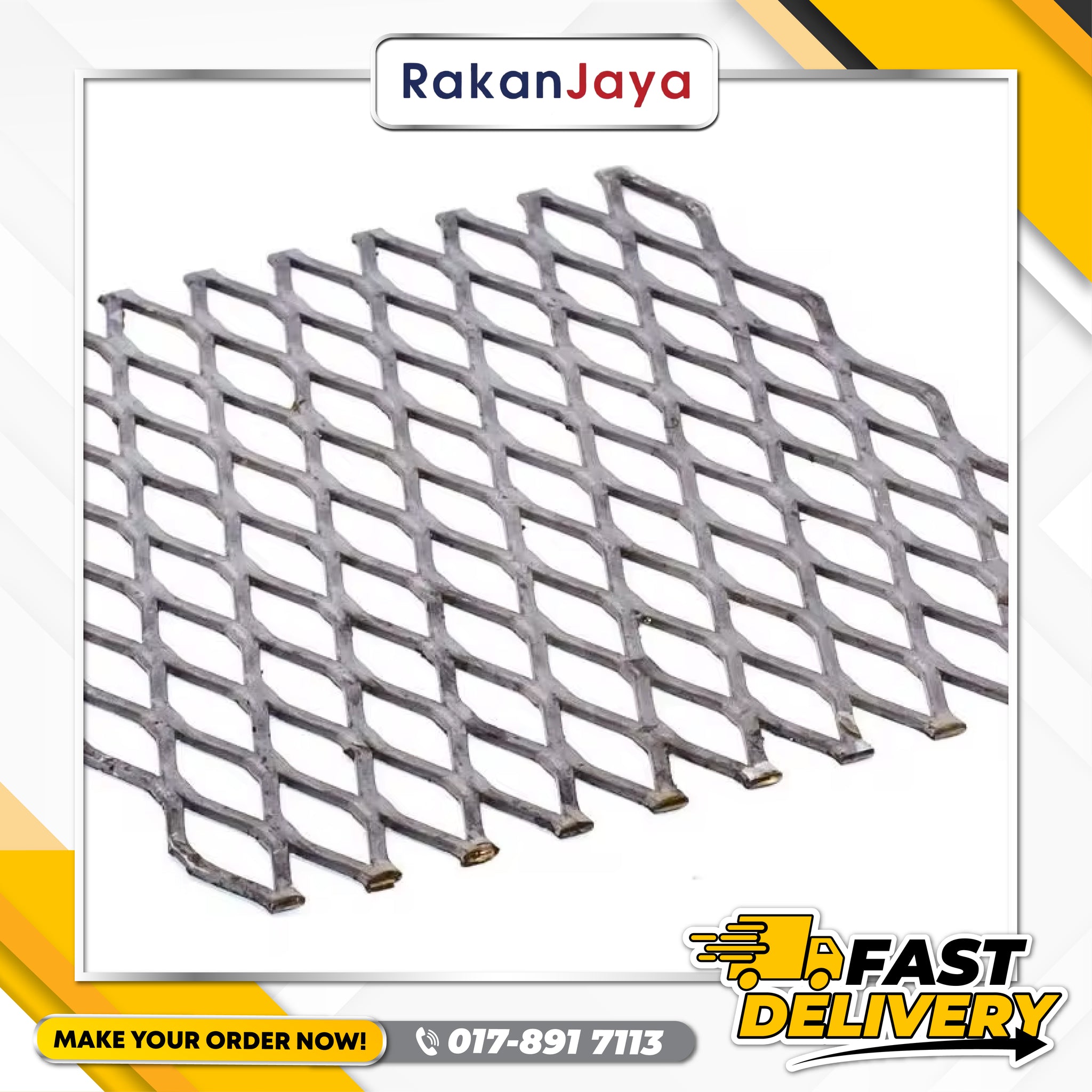 HDG (HOT DIP GALVANIZED) EXPANDED METAL – Rakan Jaya Hardware