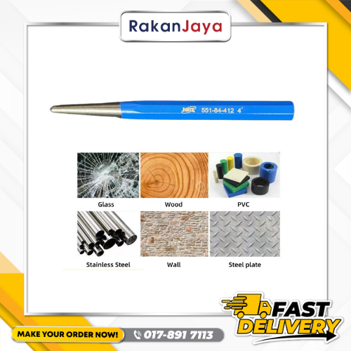 NIETZ CENTRE PUNCH - 4MM X 10MM – Rakan Jaya Hardware