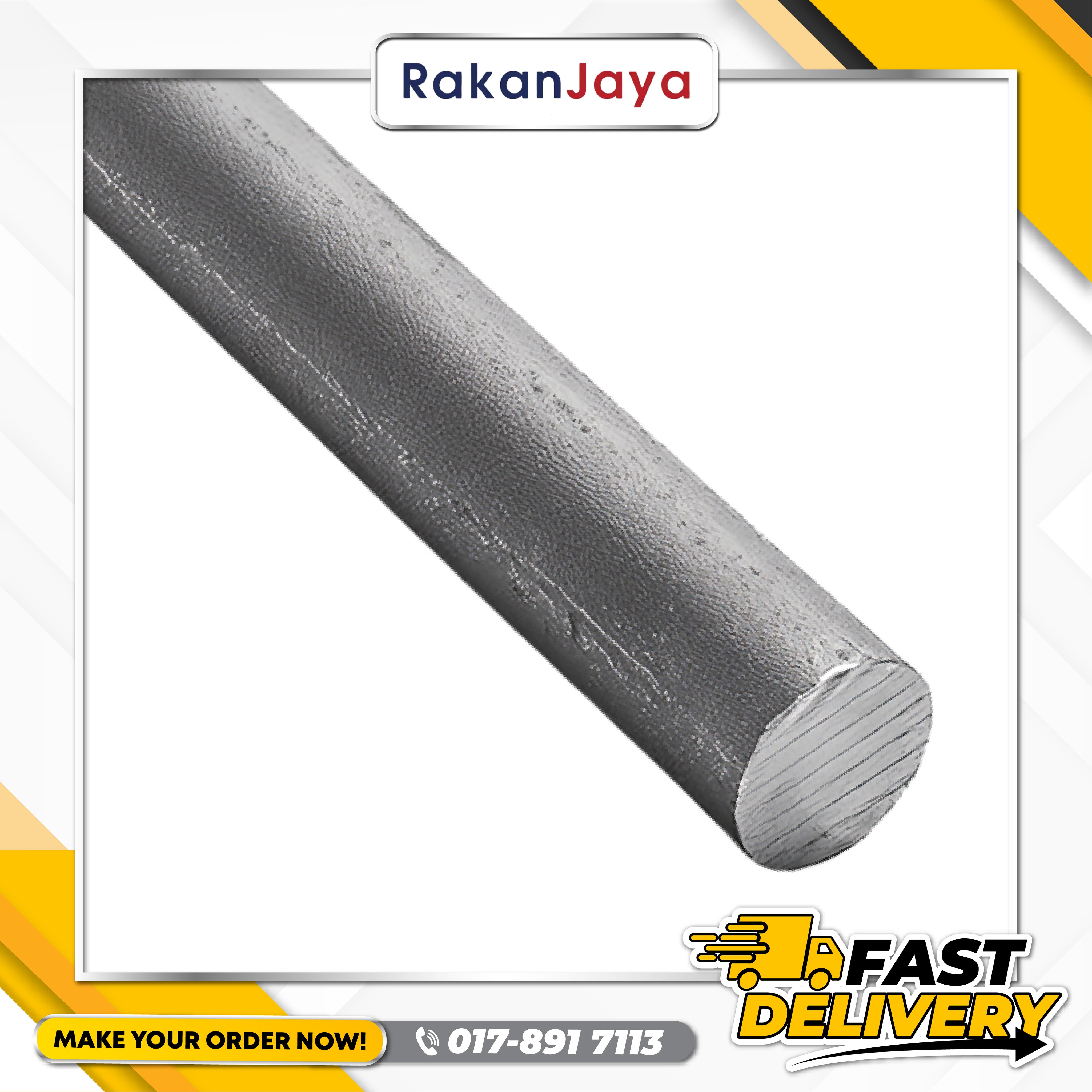 MS (MILD STEEL) ROUND BAR / R-BAR (BS GRADE) – Rakan Jaya Hardware