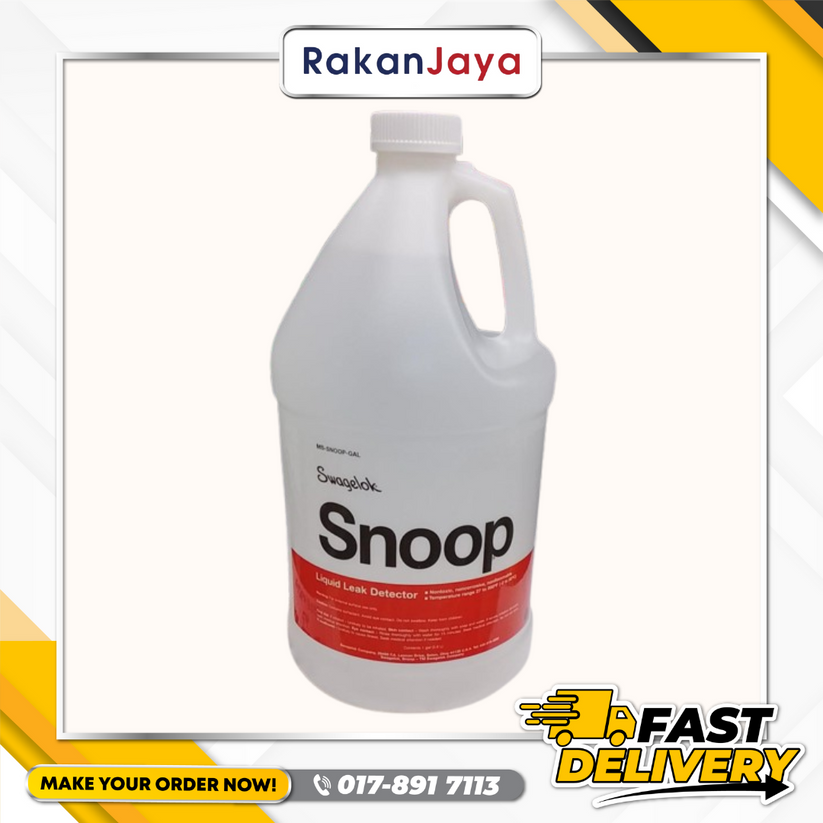 SWAGELOK SNOOP LIQUID LEAK DETECTOR, 1 GAL (3.8 L) BOTTLE – Rakan Jaya ...