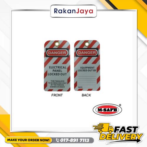 M-SAFE SAFETY LOCKOUT TAG – Rakan Jaya Hardware