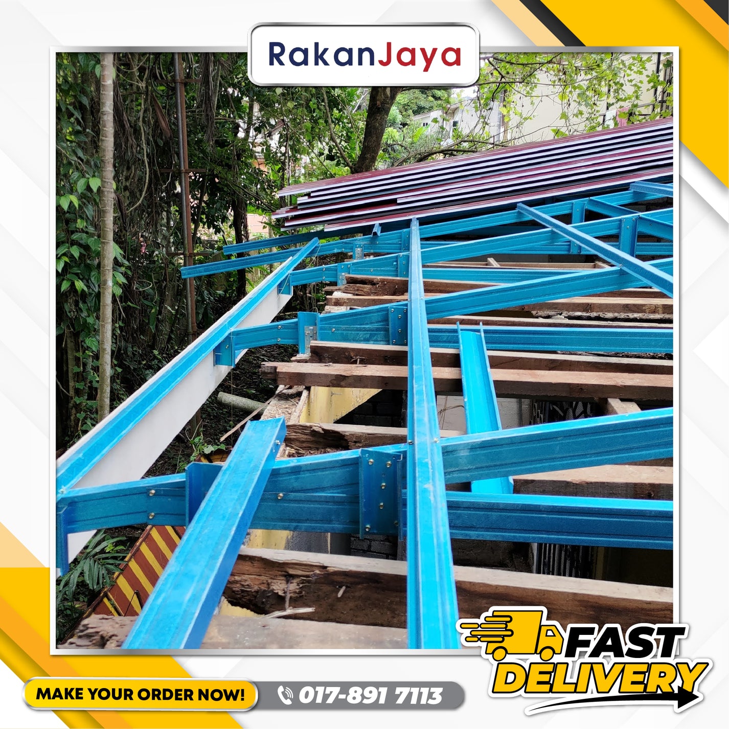 C-SECTION / C-CHANNEL (BESI KUDA) C151 – Rakan Jaya Hardware