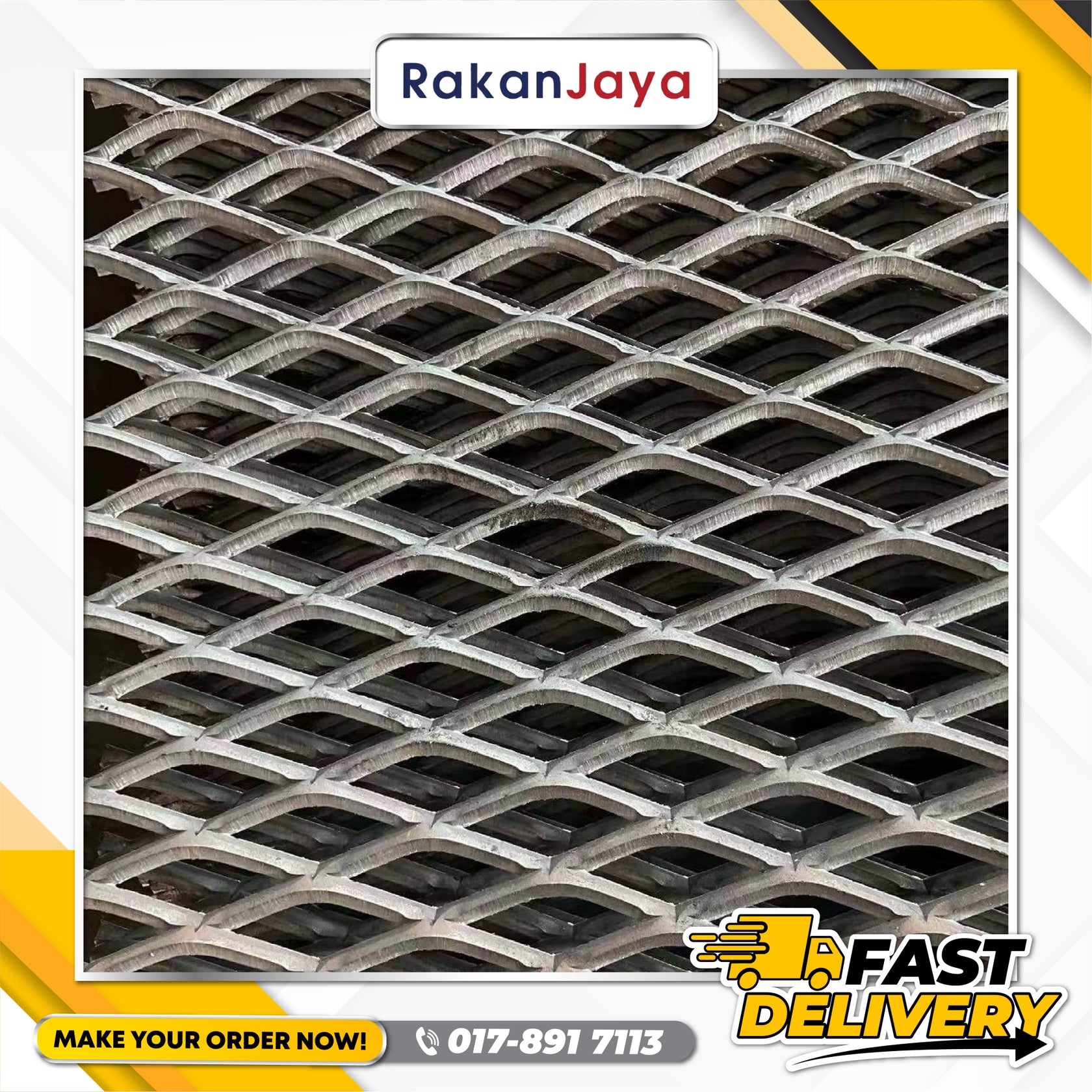 HDG (HOT DIP GALVANIZED) EXPANDED METAL – Rakan Jaya Hardware