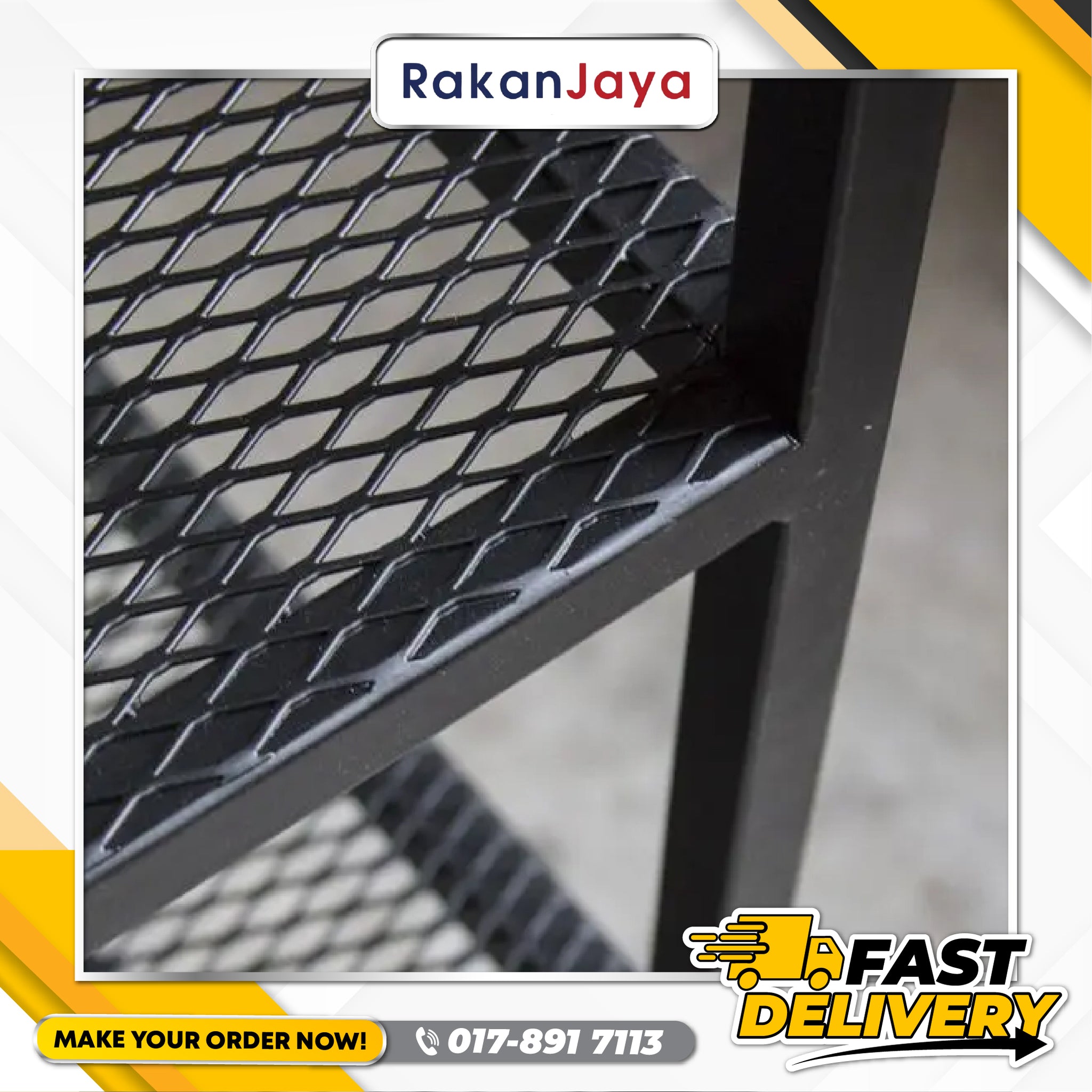 HDG (HOT DIP GALVANIZED) EXPANDED METAL – Rakan Jaya Hardware