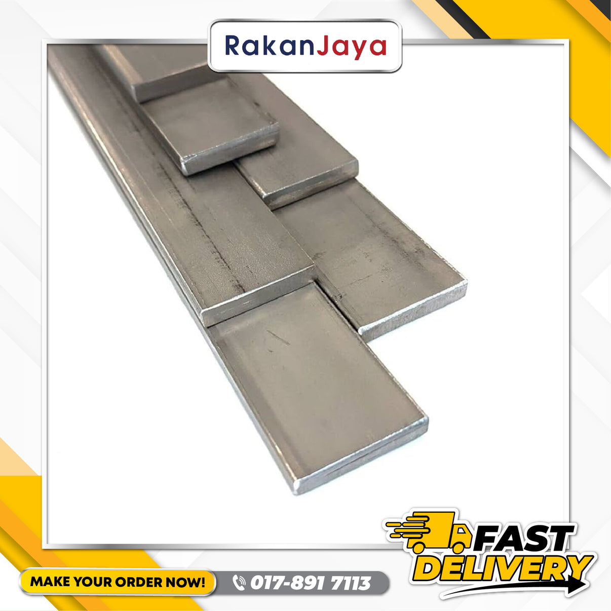 HOT DIP GALVANIZED (HDG) FLAT BAR – Rakan Jaya Hardware