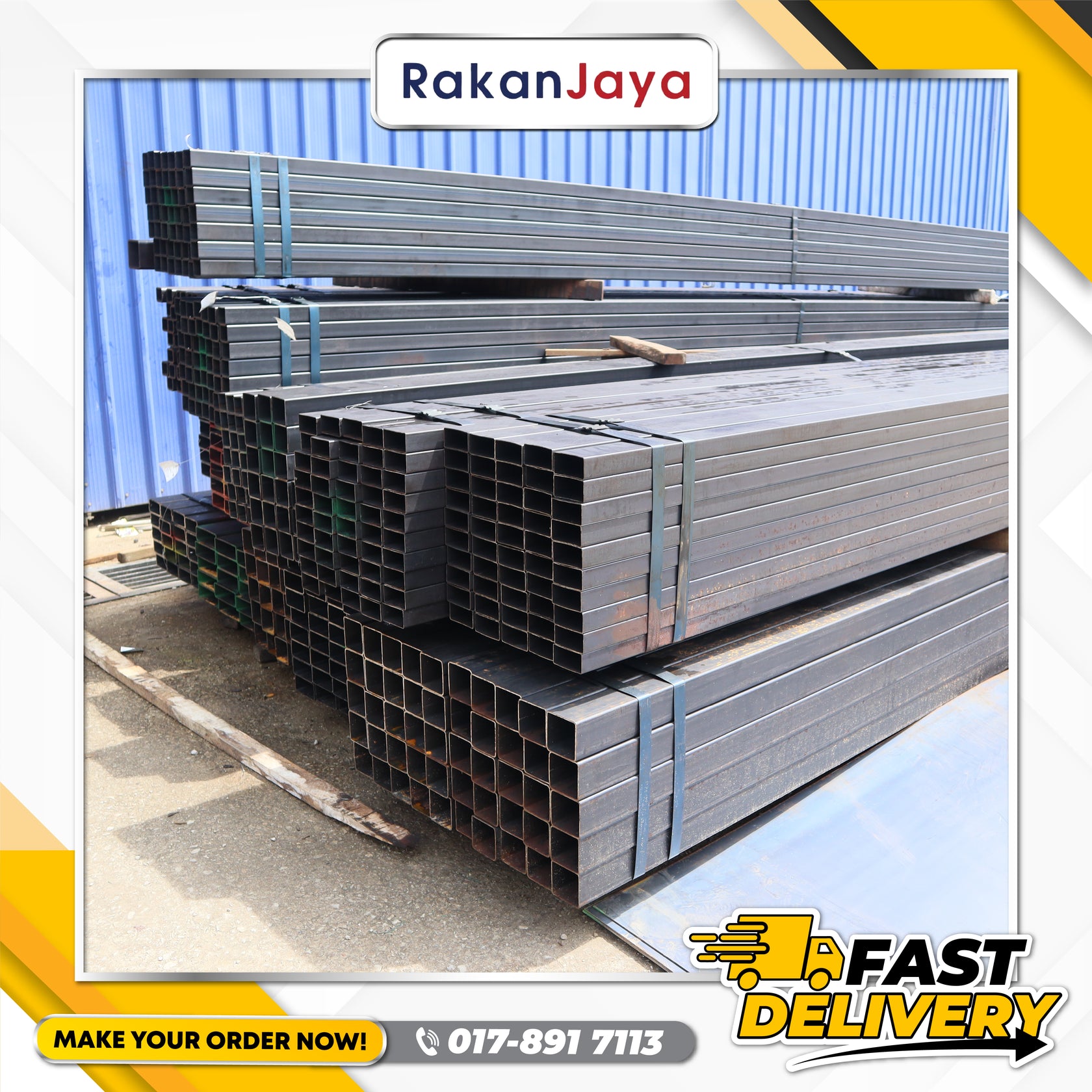 MS (MILD STEEL) RECTANGULAR HOLLOW SECTION (RHS) – Rakan Jaya Hardware