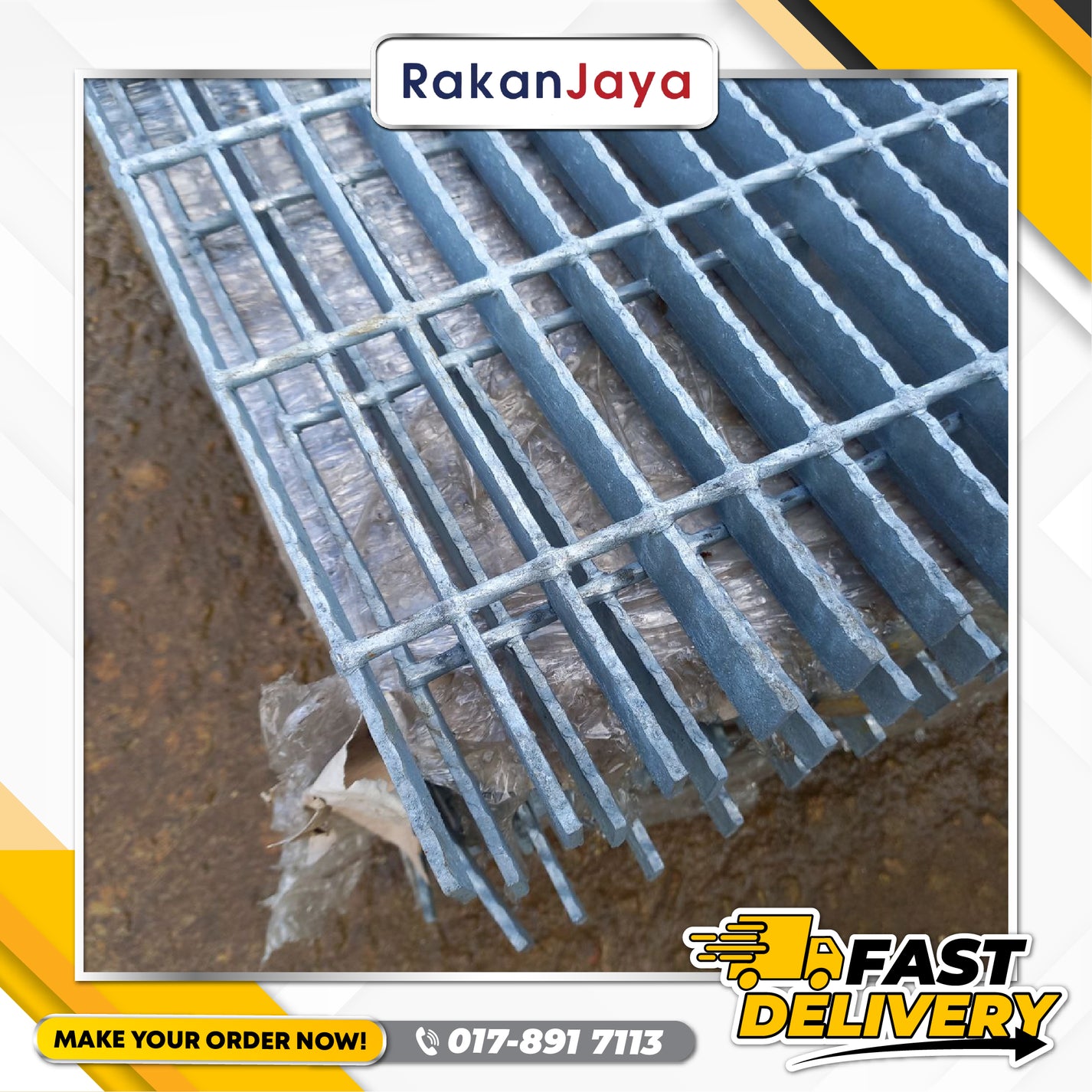 HDG (HOT DIPPED GALVANIZED) GRATING – Rakan Jaya Hardware
