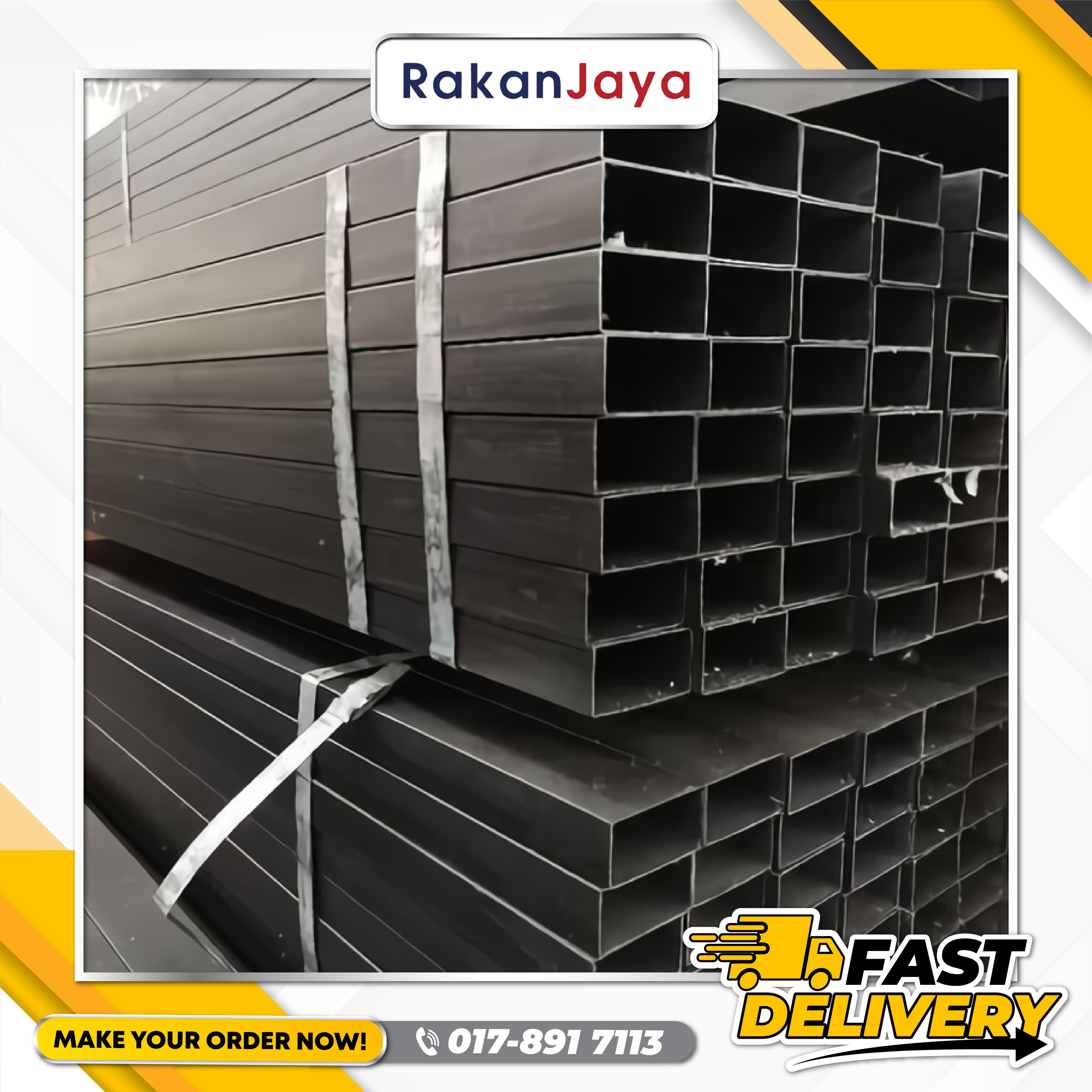 MS (MILD STEEL) RECTANGULAR HOLLOW SECTION (RHS) – Rakan Jaya Hardware