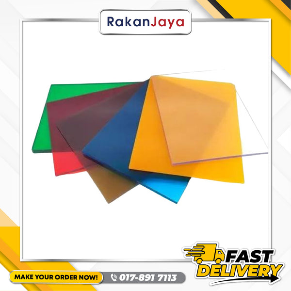 POLYCARBONATE SHEET (PLAIN PANEL)(3MM)(4FT) – Rakan Jaya Hardware
