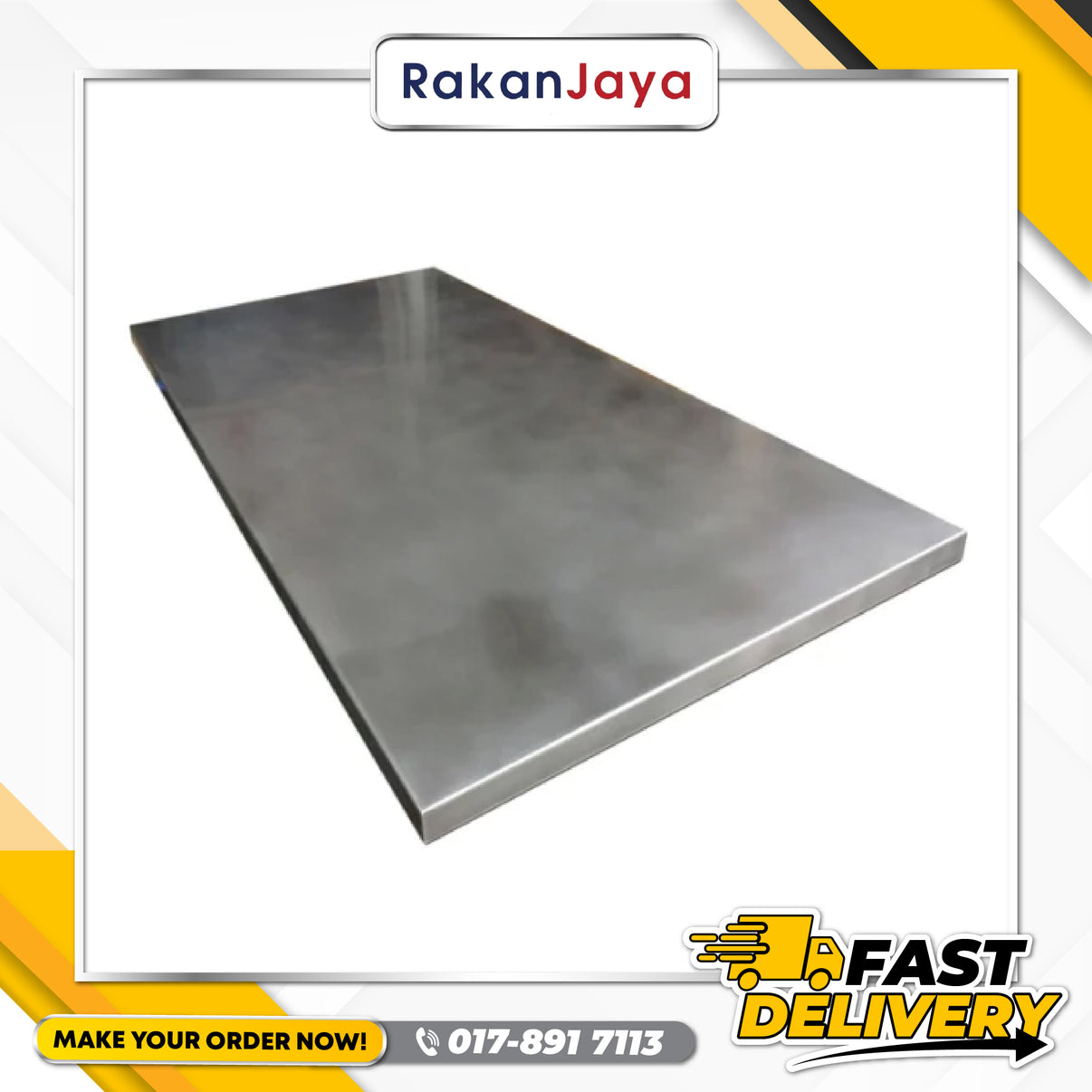 SS316 (2B) PLATE (4FT X 8FT) – Rakan Jaya Hardware