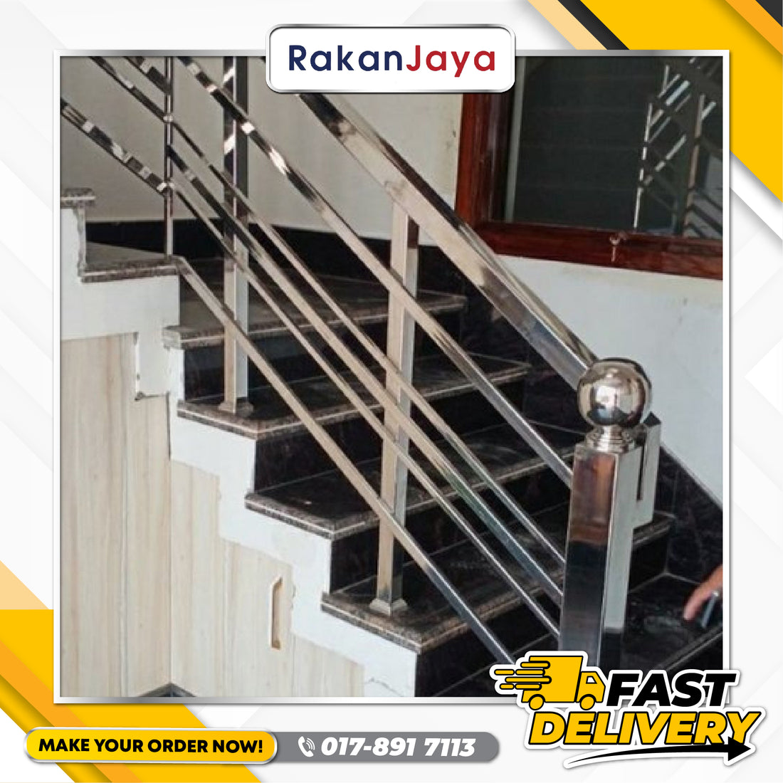 STAINLESS STEEL (ORNAMENTAL) HOLLOW SECTION (SHS) – Rakan Jaya Hardware