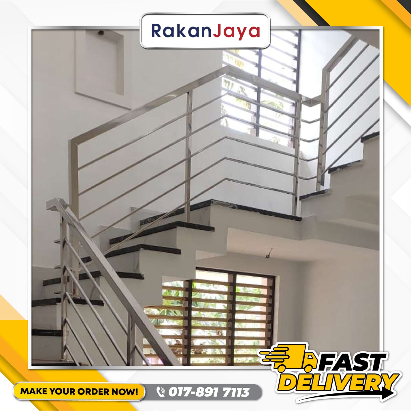 STAINLESS STEEL (ORNAMENTAL) HOLLOW SECTION (SHS) – Rakan Jaya Hardware